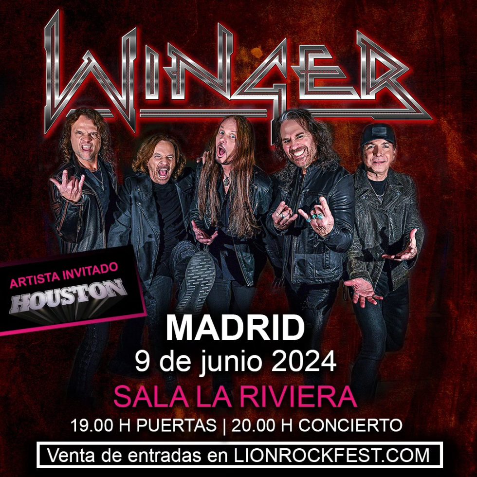 WINGER + HOUSTON – Concierto en Madrid esta semana. Mostramos vídeos de ...