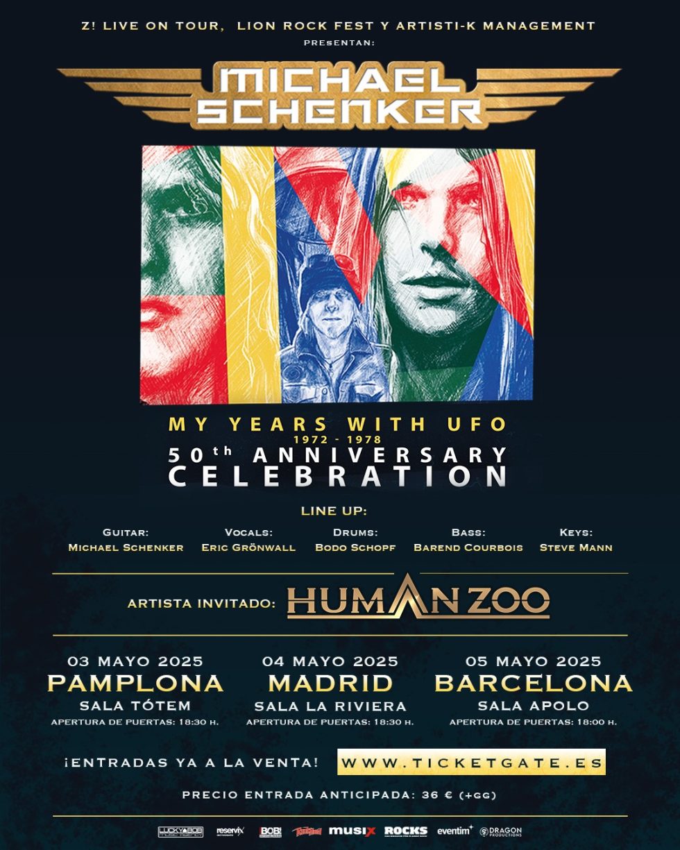 MICHAEL SCHENKER – Anuncia gira para mayo de 2025 con con Eric Grönwall, nuevo vocalista como ya ...