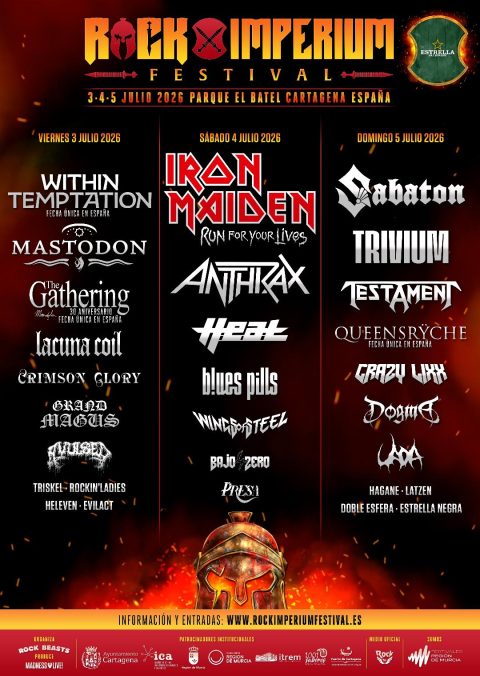 ROCK IMPERIUM 2026 – A punto de agotar entradas a 2 meses de la edición ...